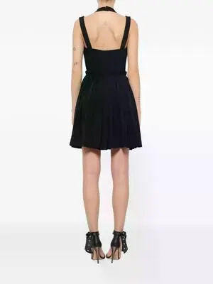 Givenchy Corseted Jersey Dress With A-line Skirt