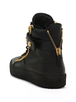 GIUSEPPE ZANOTTI High Top Zip Sneakers