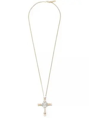 Givenchy Crucifix Pendant Necklace - Metallic
