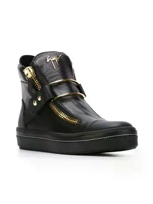 GIUSEPPE ZANOTTI Zip Detail High Top Sneakers