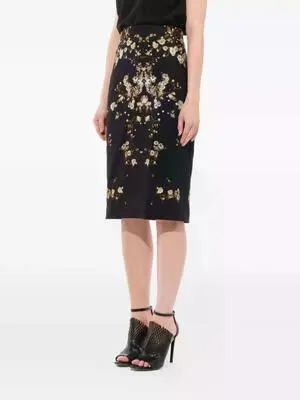 Givenchy Floral-print Midi Pencil Skirt