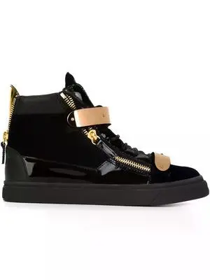 GIUSEPPE ZANOTTI Coby Hi-top Sneakers - Blue