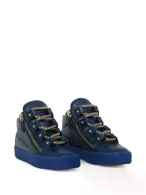 GIUSEPPE ZANOTTI Royce High Top Sneakers With Chain Detail