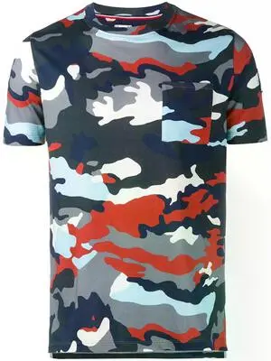 Moncler Camouflage Print T-shirt - Multicolour