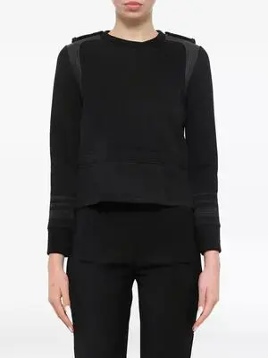 Neil Barrett Leather Detail Sweatshirt