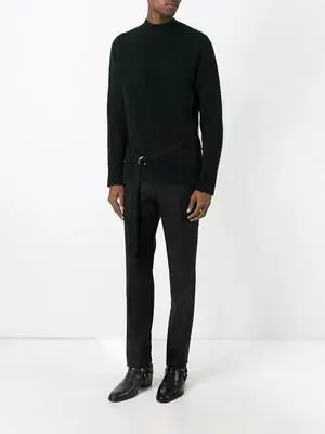 Givenchy Distressed Crew Neck Sweater