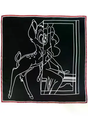 Givenchy Bambi Print Scarf