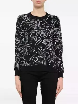 Kenzo Sketch Print Jumper - Black