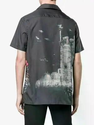 LANVIN Printed Bowling Shirt
