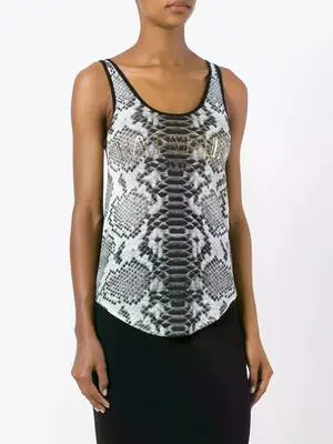 Balmain Printed Scoop Neck Vest