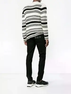 Givenchy Star Embroidered Skinny Jeans