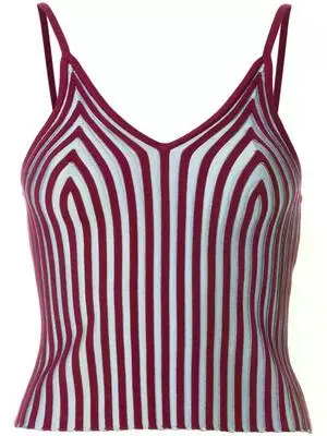 Kenzo Striped Cropped Vest