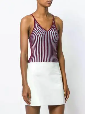 Kenzo Striped Cropped Vest