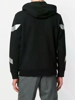 Neil Barrett Modernist Hooded Jacket With Contrast Panelling