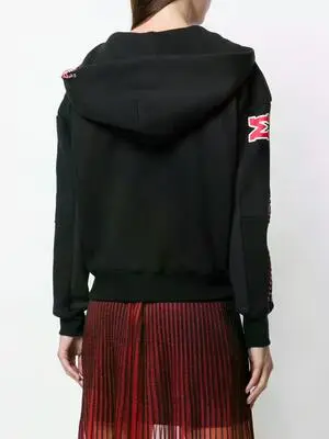 Alexander McQueen Floral Logo Hooded Sweatshirt