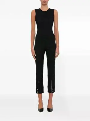 Alexander McQueen Cropped Zip Trousers