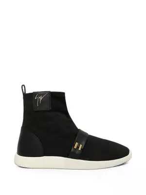 GIUSEPPE ZANOTTI High Top Sneakers With Pull-tab