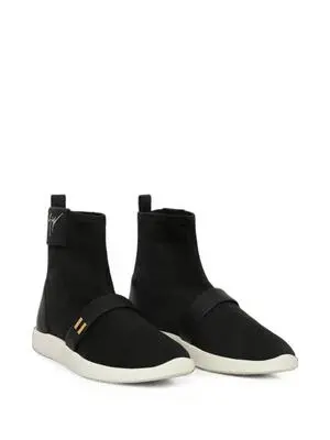 GIUSEPPE ZANOTTI High Top Sneakers With Pull-tab