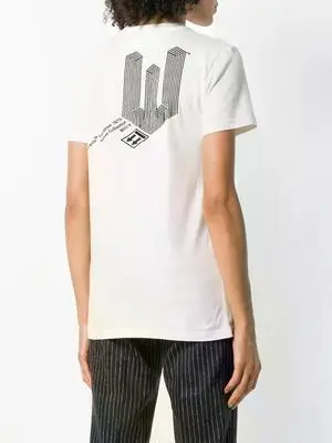 Off-White Embroidered T-shirt