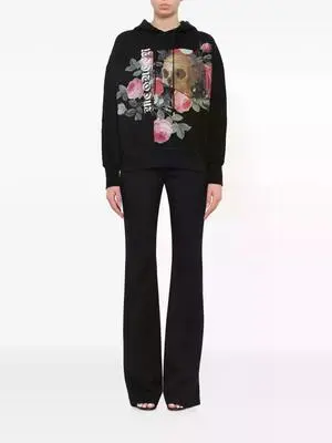 Alexander McQueen Patchwork Skull And Roses Hoodie