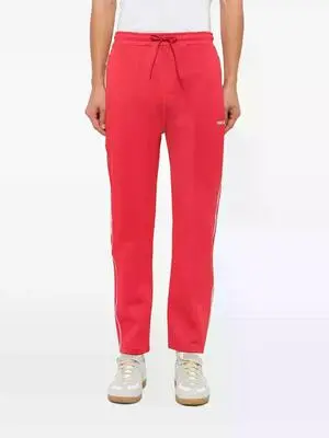 Kenzo Logo Print Cotton Blend Sweat Pants - Red