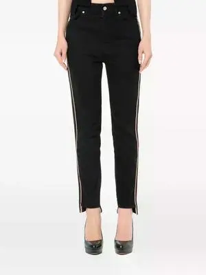 Alexander McQueen Military-inspired Cropped Jeans