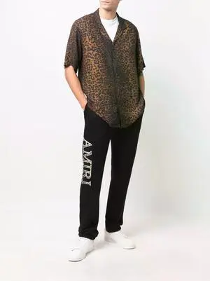 Amiri Logo Print Track Pants - Black