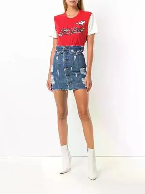 Off-White Embroidered Logo T-shirt