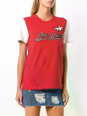 Off-White Embroidered Logo T-shirt