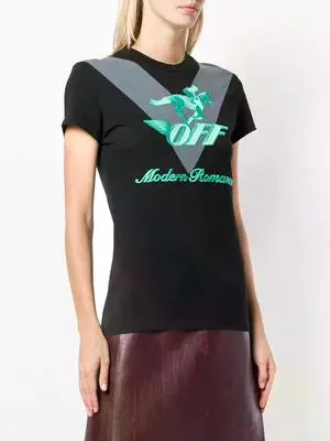 Off-White Modern Romance T-shirt - Black
