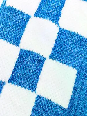 Off-White Logo Knit Socks - Blue