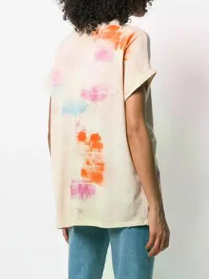 Balmain Tie-dye Medallion T-shirt - Neutrals