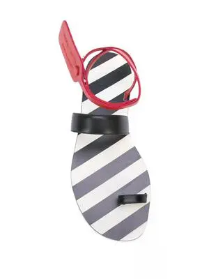 Off-White Toe Strap Sandals