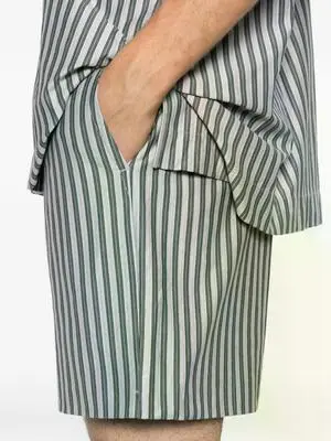 Issey Miyake Vertical Stripe Jersey Shorts