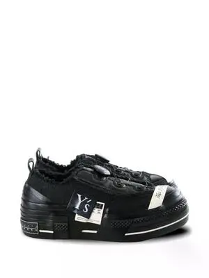 Y’s Frayed Low-top Sneakers