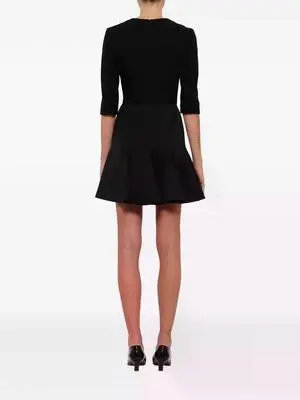 Alexander McQueen Godet Panel Flared Dress