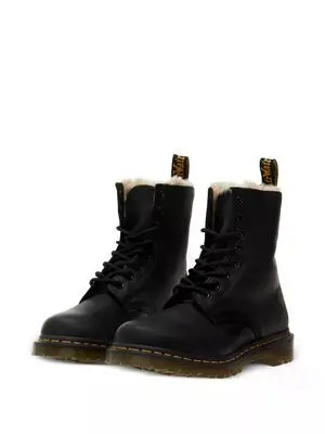 Dr. Martens 1460 Serena Lace-up Boots With Faux Fur Lining