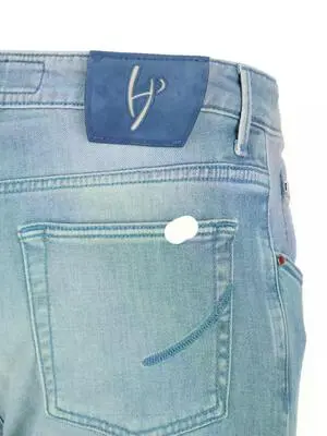 HANDPICKED Ravello Faded-effect Jeans