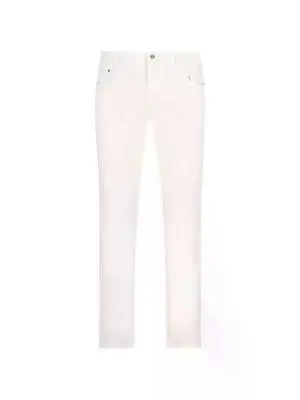 HANDPICKED Ravello Straight Leg Jeans - White