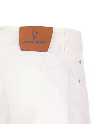 HANDPICKED Ravello Straight Leg Jeans - White