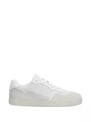 GROUNDS Perforated Panelled Lace-up Sneakers