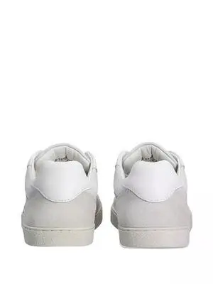 GROUNDS Perforated Panelled Lace-up Sneakers