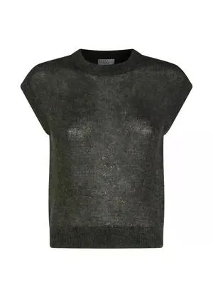 Brunello Cucinelli Mohair-blend Sequin-embellished Sweater