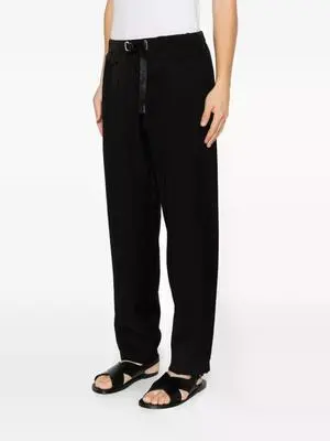 WHITE SAND Belted Trousers