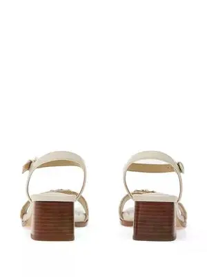 Michael Kors Monogram Buckle Fastening Sandals