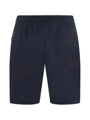 PEOPLE OF SHIBUYA Pleated Zip-pocket Shorts - Blue