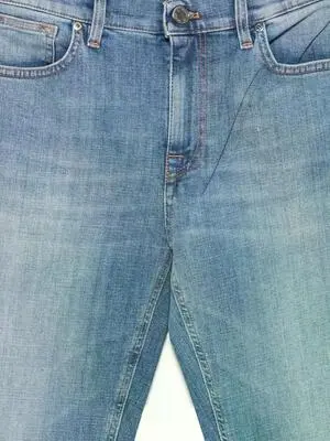 PT TORINO Audrey Faded Effect Five-pocket Jeans