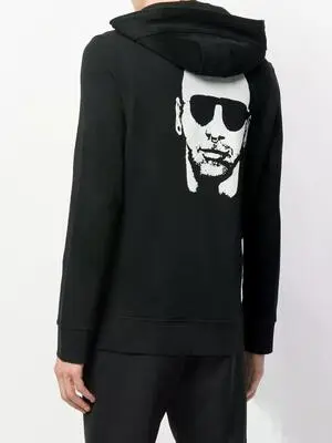 Neil Barrett Face Print Hoodie