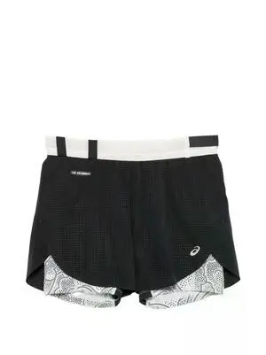 Asics Metarun Split Shorts - Black