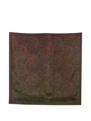 GABRIELE PASINI Paisley-print Scarf - Brown